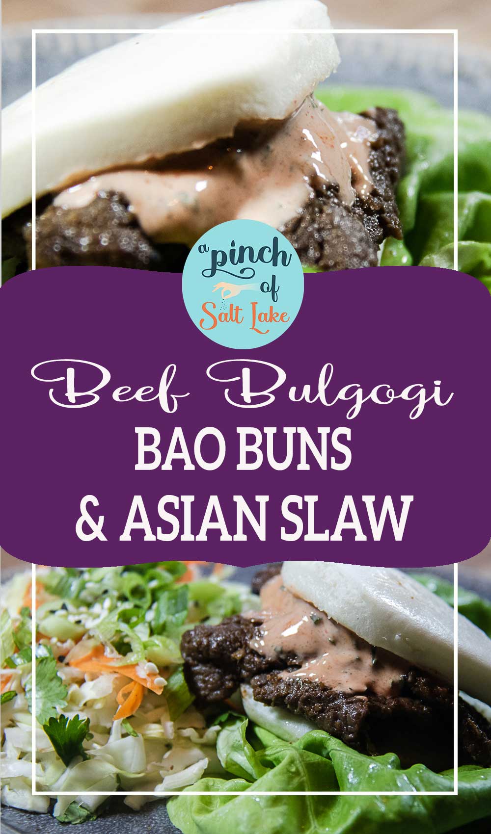 Beef Bulgogi Bao Buns - A Pinch of Salt Lake
