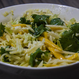 Mango Jicama Salad - A Pinch of Salt Lake