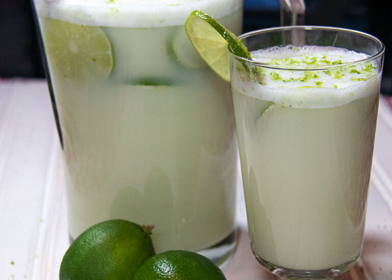 Brazilian Limeade - A Pinch of Salt Lake