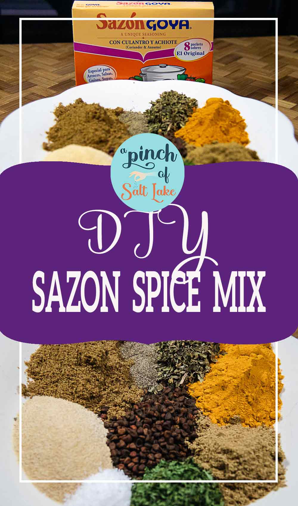 Peruvian Sazon Rice - A Pinch of Salt Lake